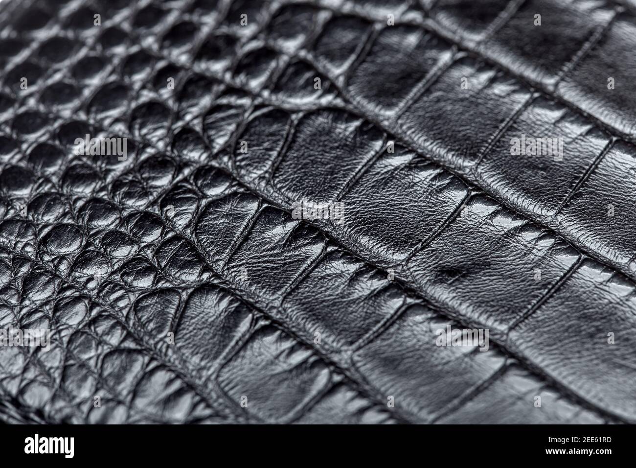 texture material eco leather with black crocodile skin pattern dark ...