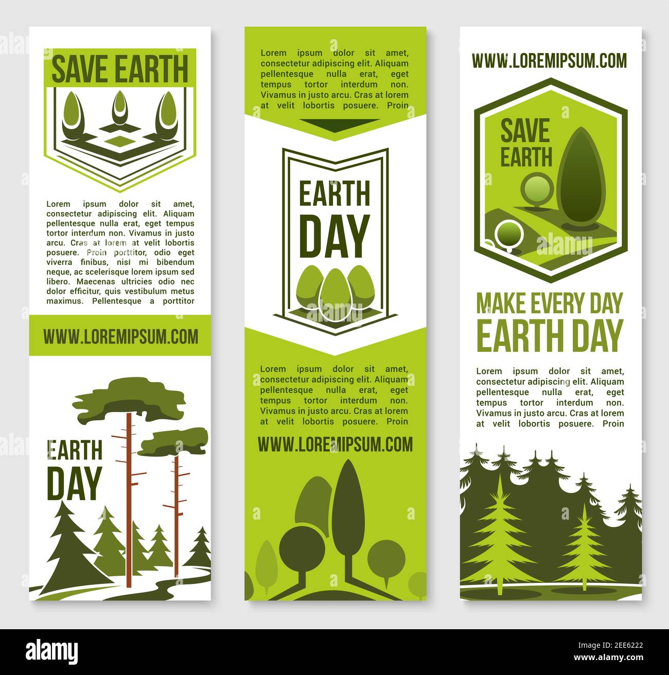Save Earth banners design for nature or planet ecology conservation and ...