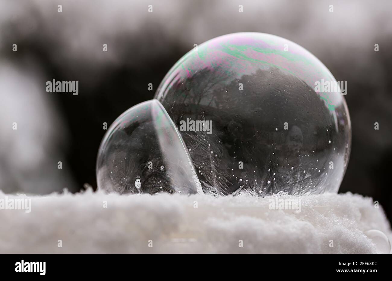 Frozen soap bubbles hi-res stock photography and images - Alamy