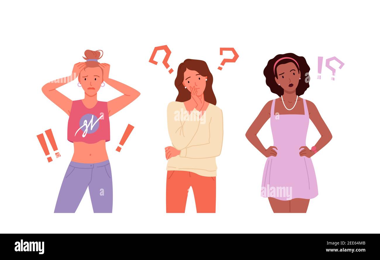 Girls think about solving problems in crisis, finding answers and ...