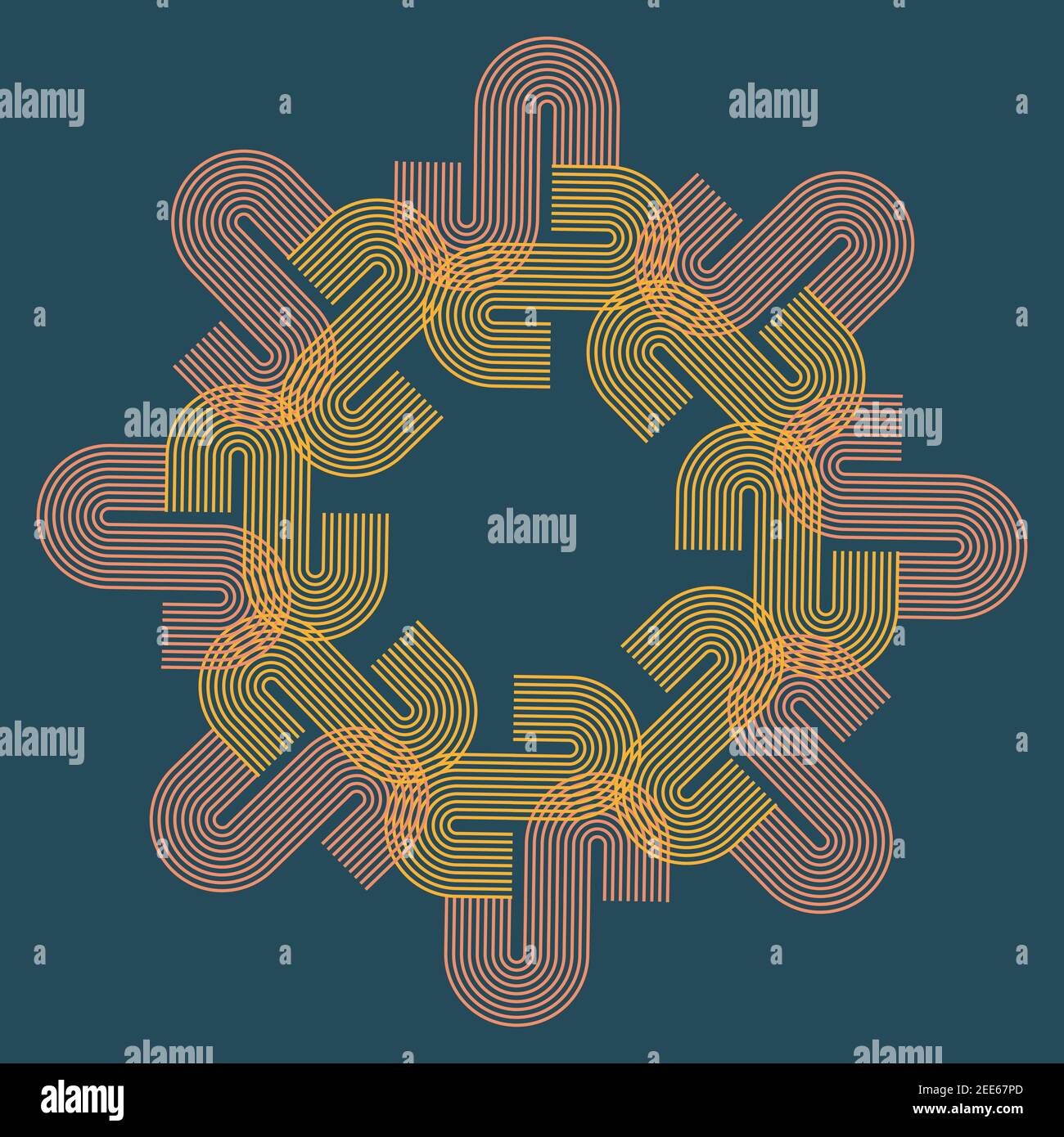 Vector radial pattern hi-res stock photography and images - Alamy