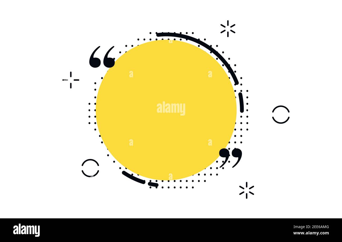 Vector illustration of typography design. Remark quote text box ...