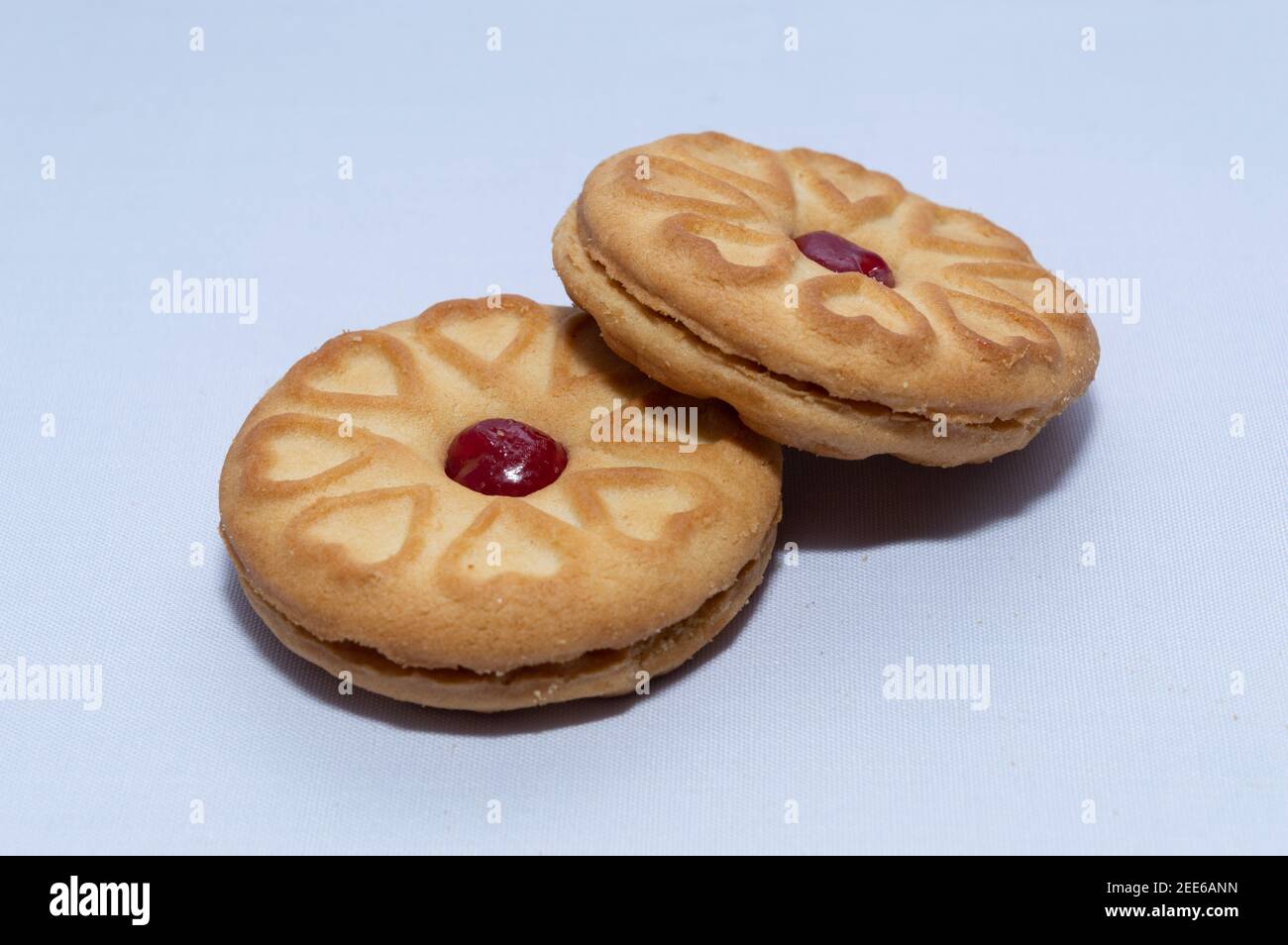 Crunchy biscuit with a delicious centre hi-res stock photography and ...