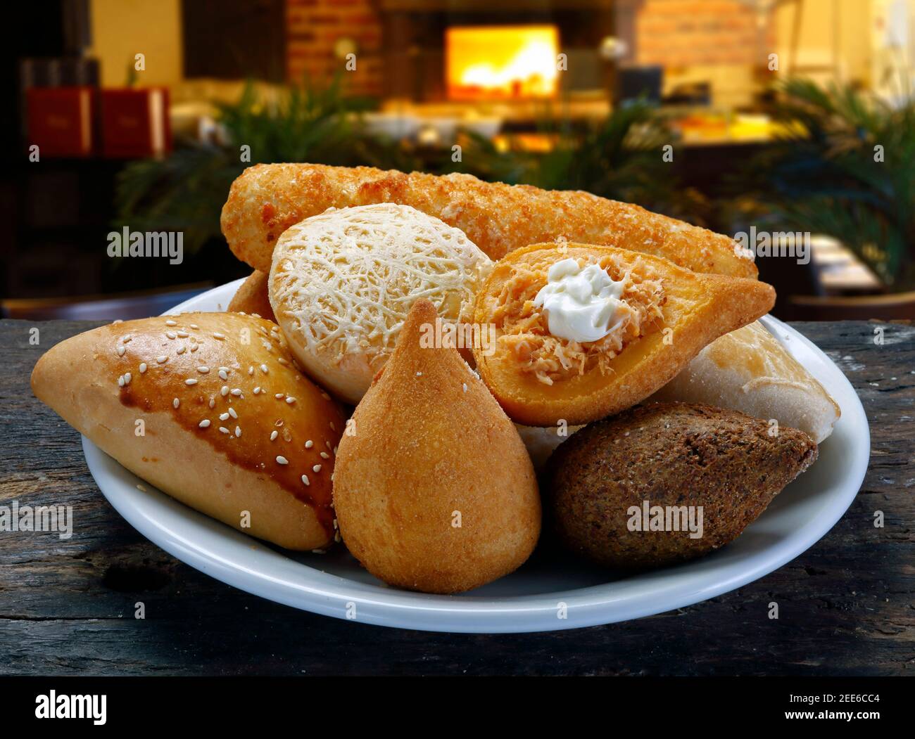 Mixed brazilian snack Stock Photo - Alamy