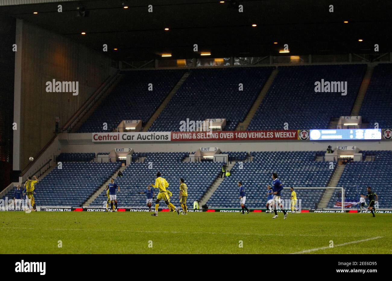 An empty stand at ibrox stadium hi-res stock photography and images - Alamy