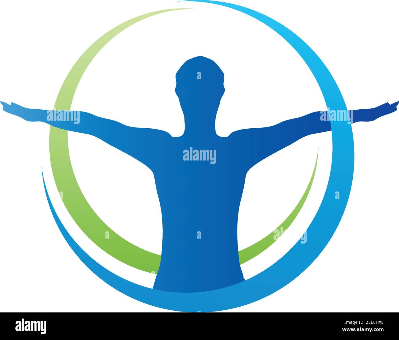 Moving Person, Fitness and Health Logo Stock Vector Image & Art - Alamy