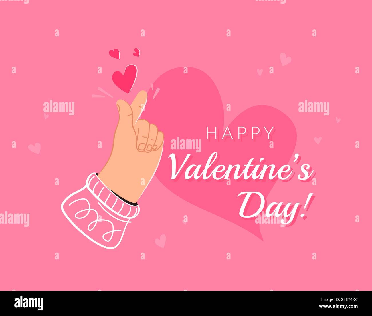Love hand gesture showing Stock Vector Images - Alamy
