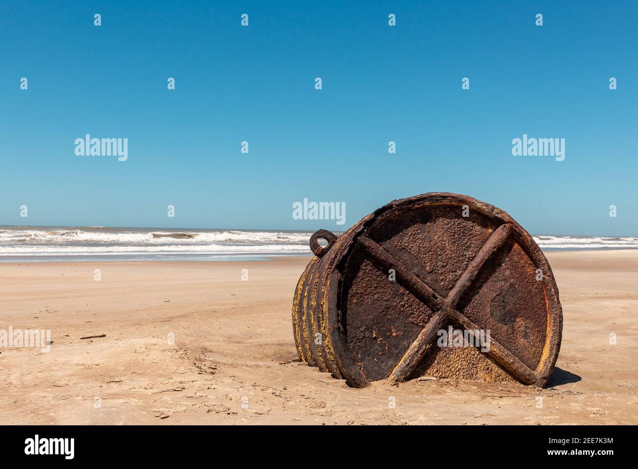 Cassino - world's longest beach in southern Brazil Stock Photo - Alamy