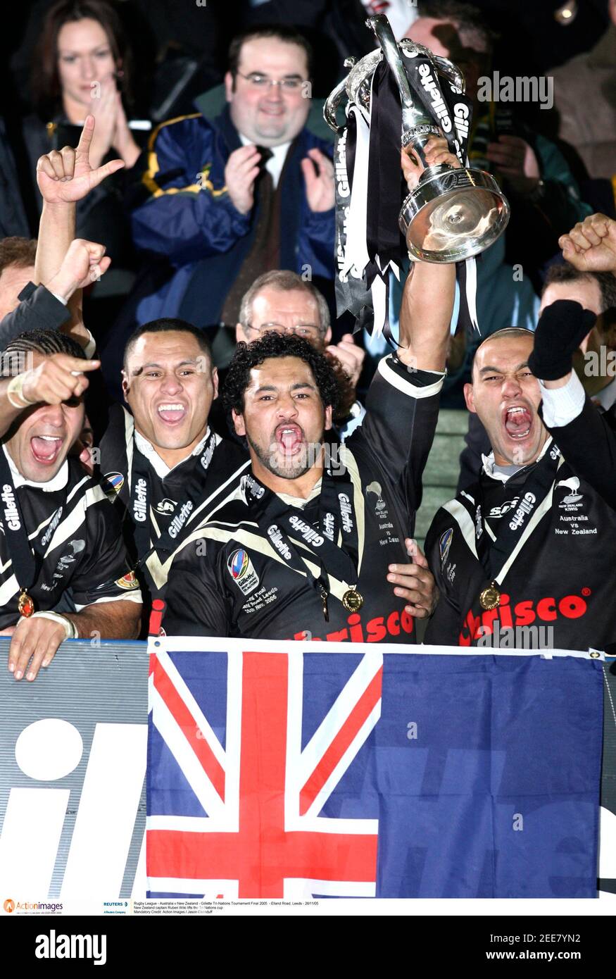 Rugby league gillette tri nations australia v new zealand hi-res stock ...