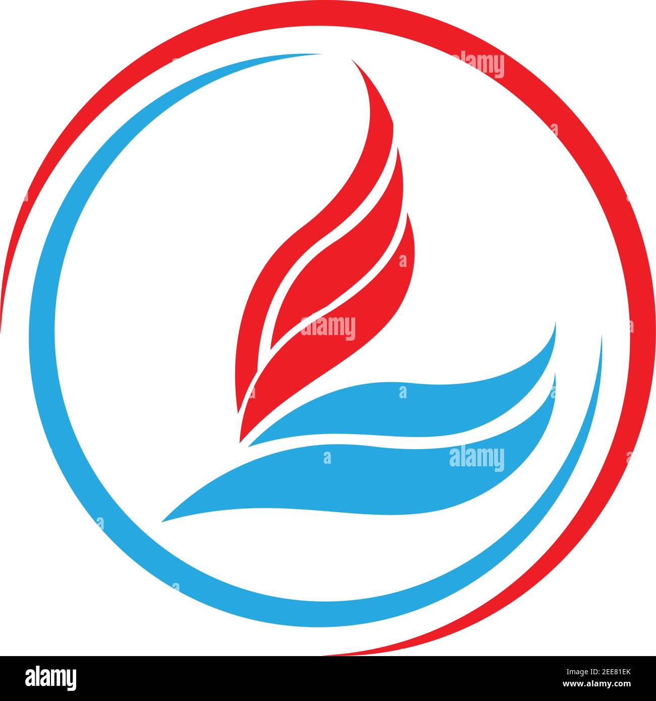 Water and flame, fitter, plumber, logo, icon Stock Vector Image & Art ...
