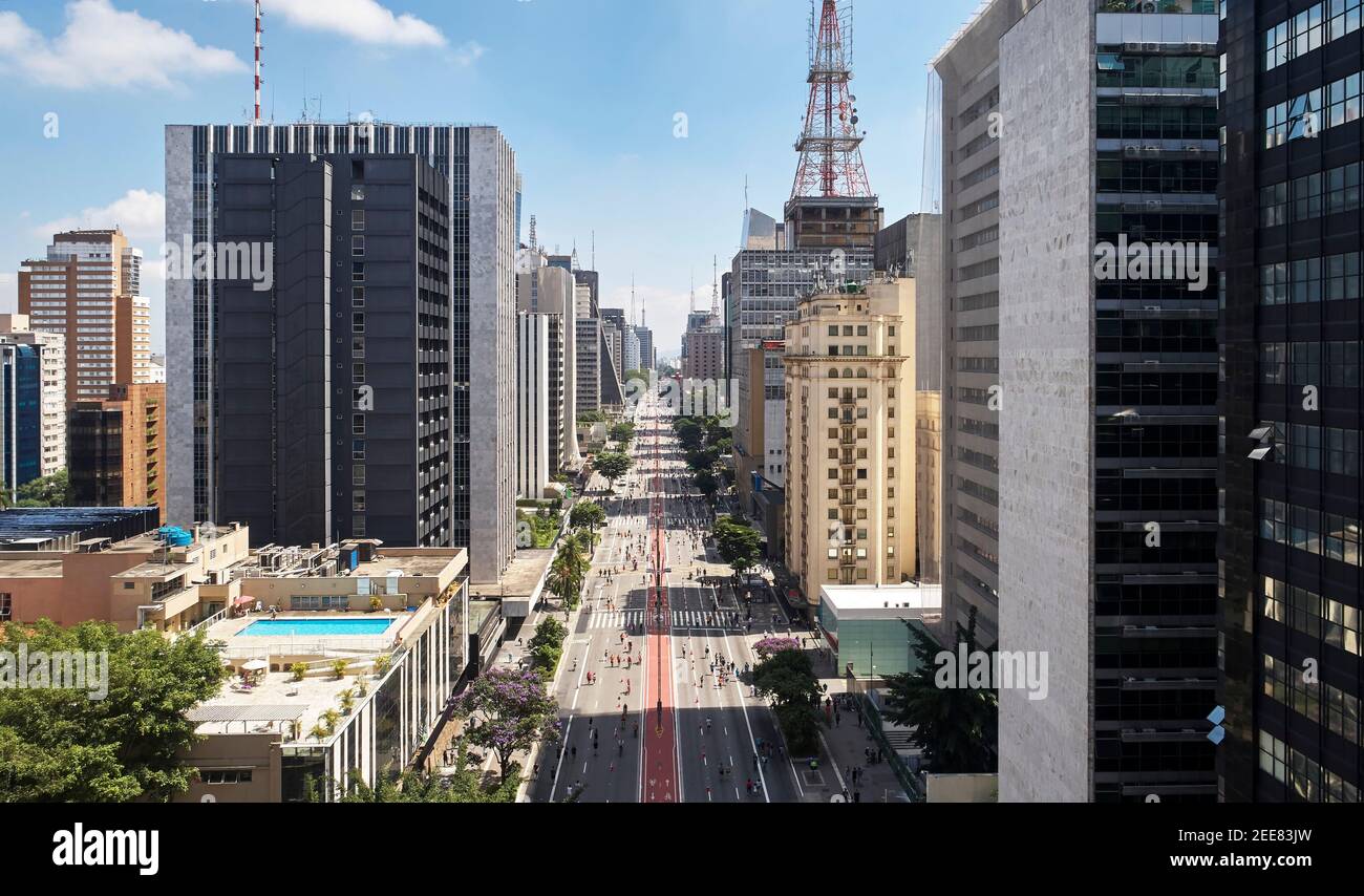 Brazil sao paulo view people hi-res stock photography and images - Alamy