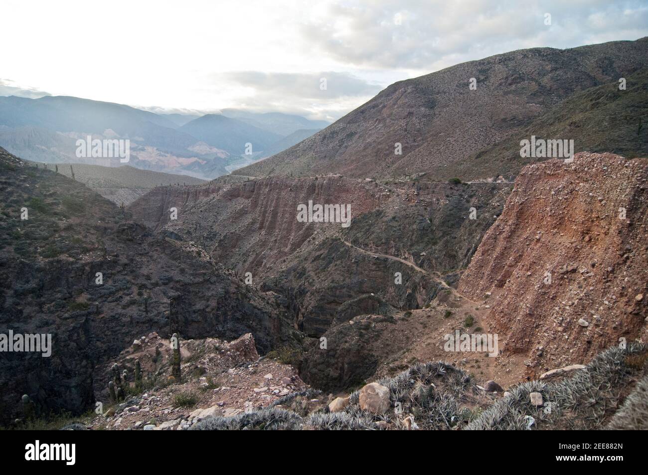 Quebrada de Humahuaca, panoramic view. Jujuy, Argentina Stock Photo - Alamy