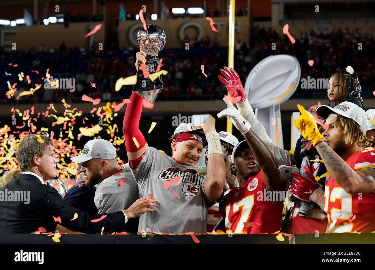 Patrick Mahomes Trophy High Resolution Stock Photography and Images - Alamy