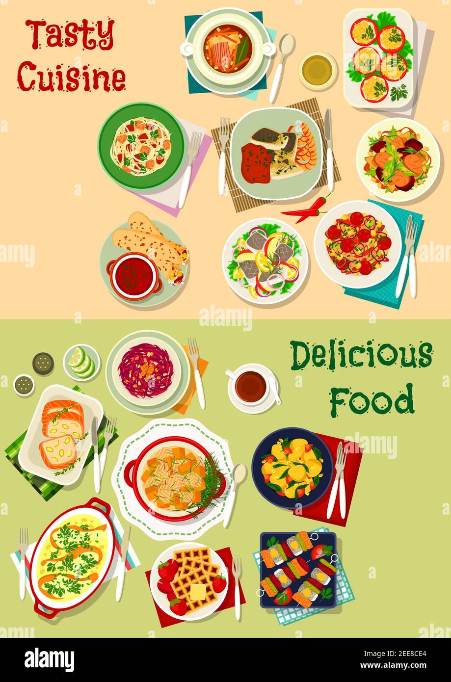 Russian snack Stock Vector Images - Alamy