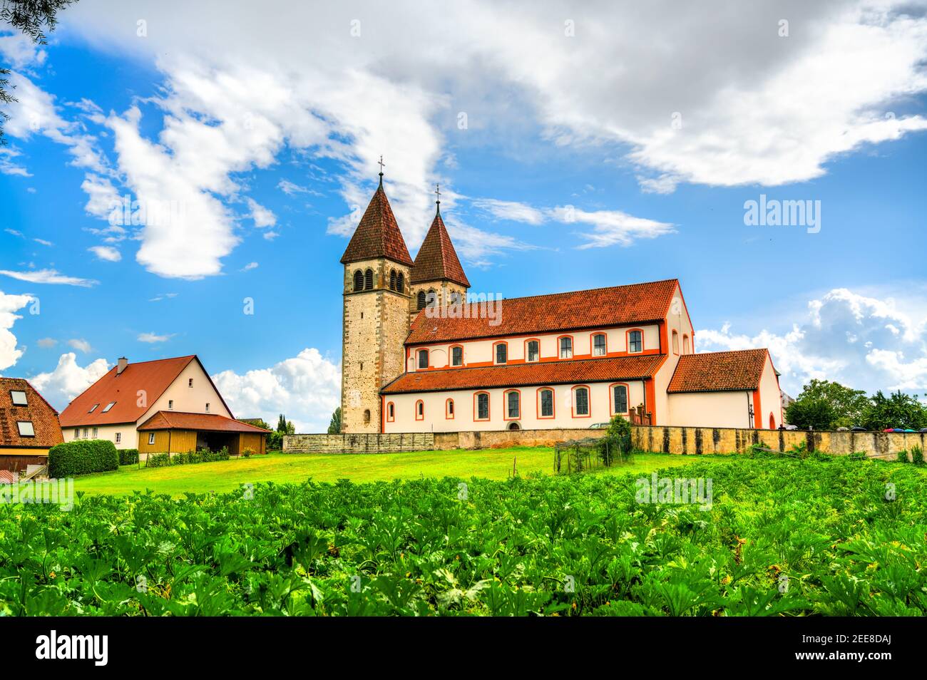 Basilica of St Peter and Paul in Reichenau, Germany Stock Photo - Alamy