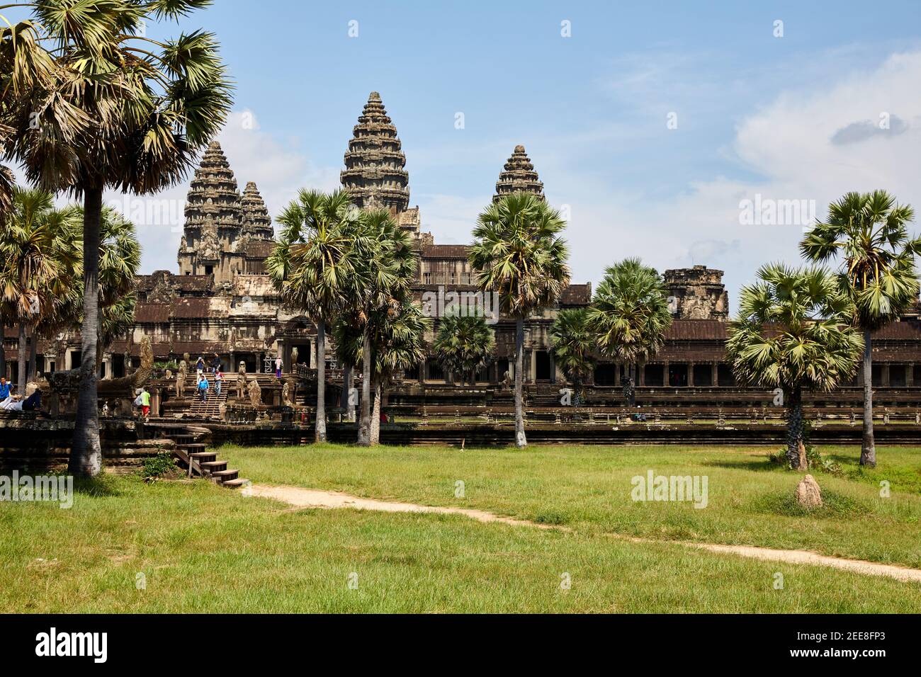 Angkor Wat. The largest religious monument in in the world. Built as a ...