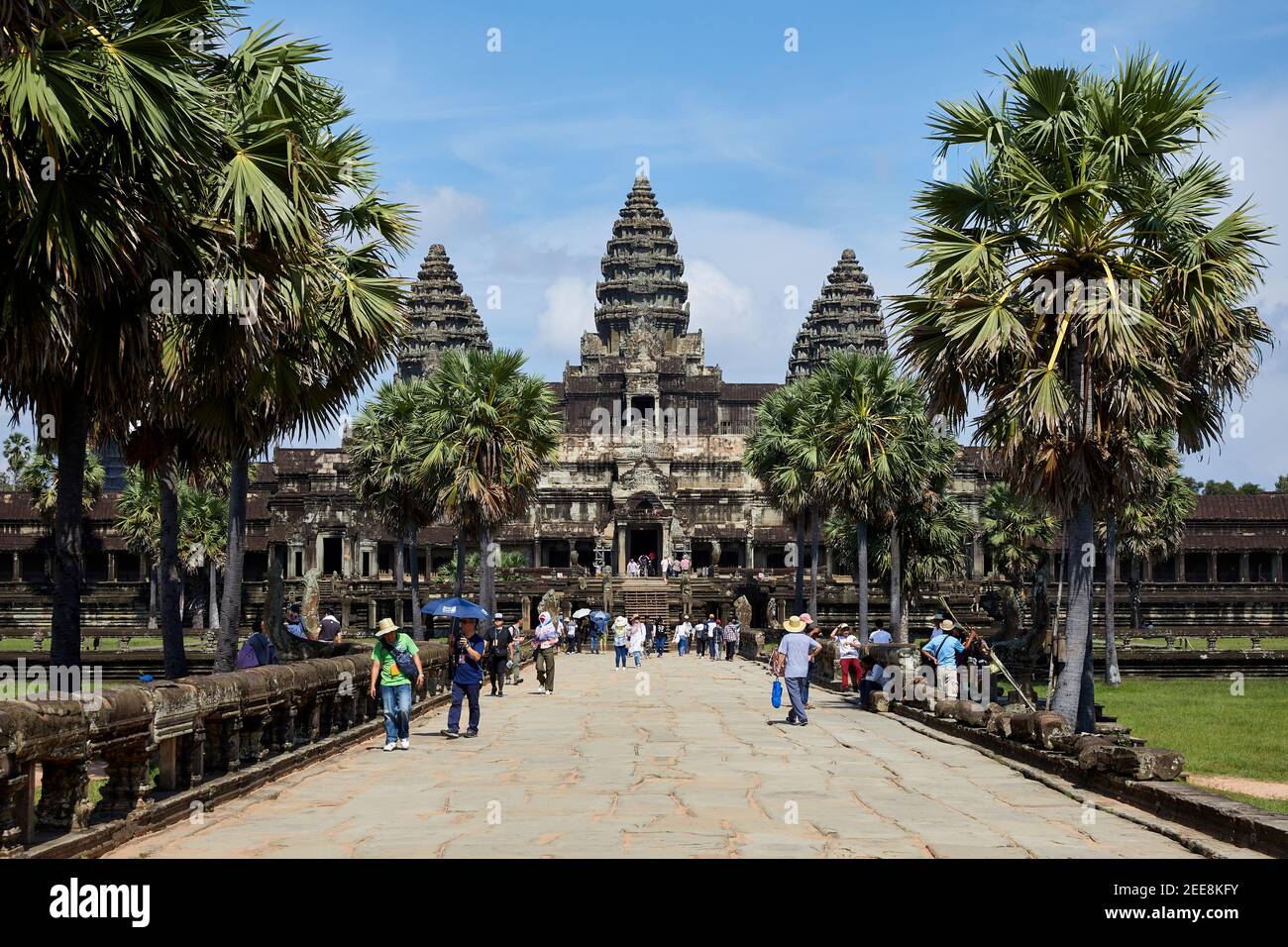 Angkor Wat. The largest religious monument in in the world. Built as a ...