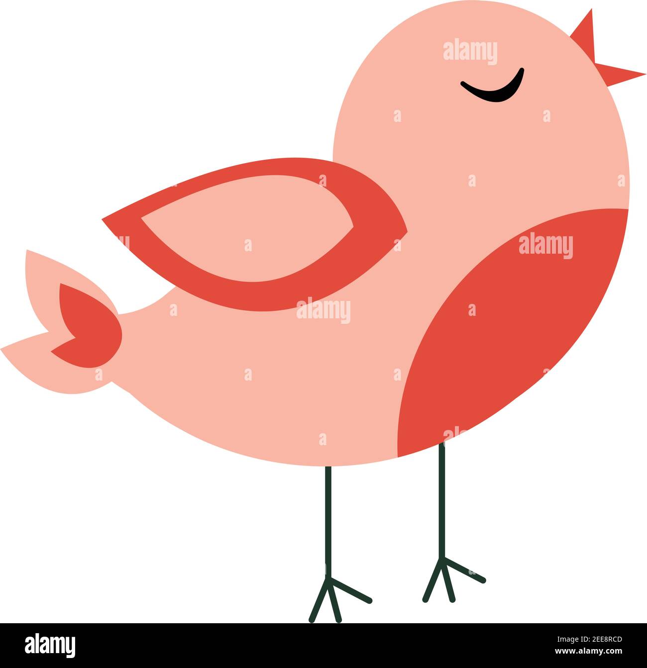 cute spring bird design Stock Vector Image & Art - Alamy