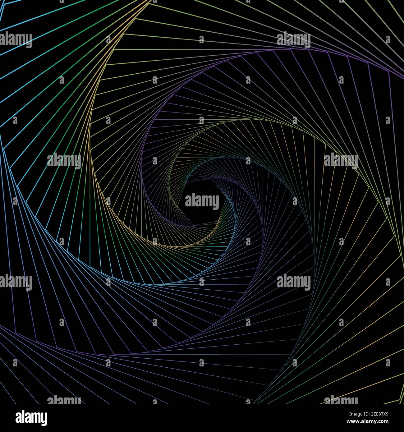 Abstract Geometric Swirl Background Vector Illustration Stock Vector ...