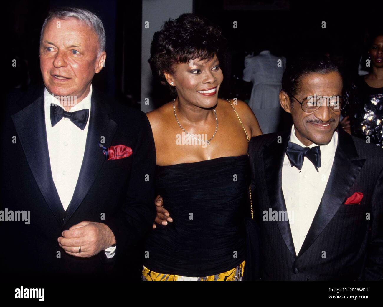Frank Sinatra, Dionne Warwick Sammy Davis Jr. 1980s Photo by Adam Scull ...