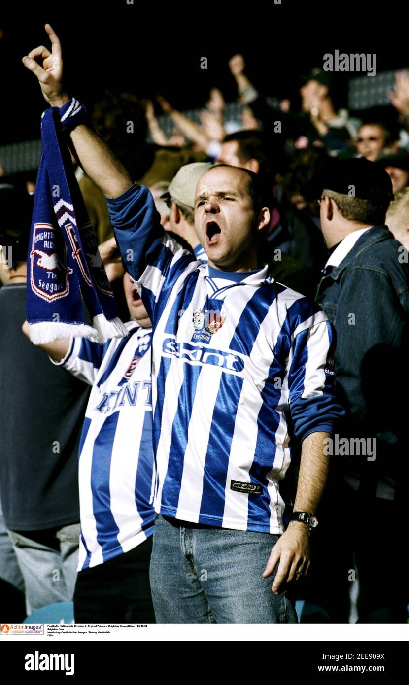 Brighton hove albion fans division hi-res stock photography and images ...
