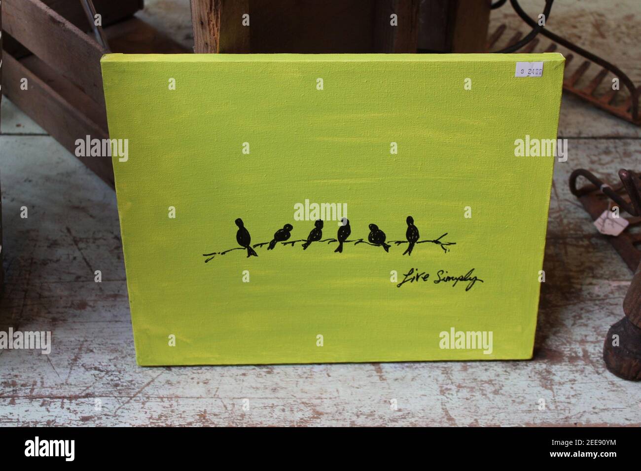 Live simply painting hi-res stock photography and images - Alamy