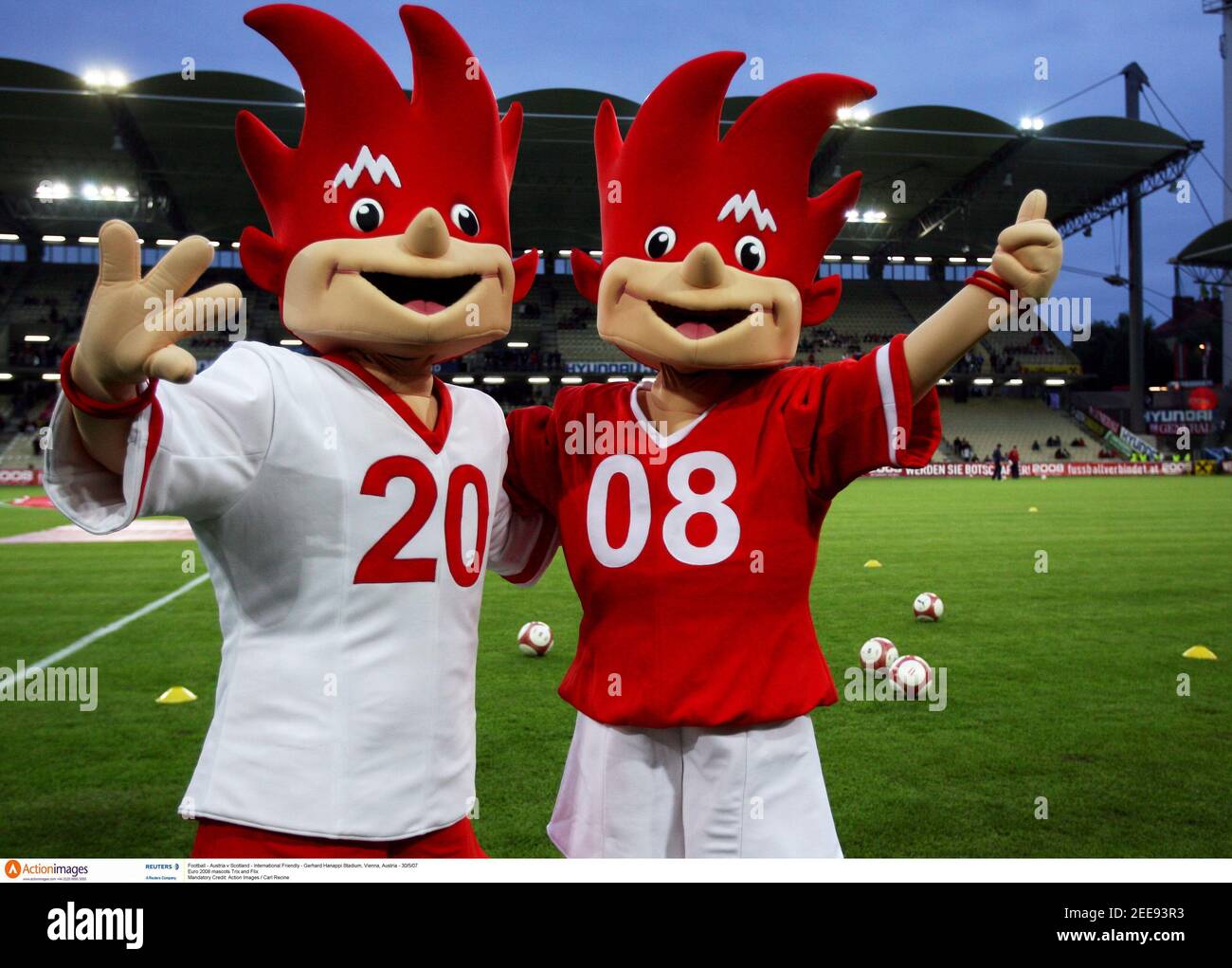 Euro 2008 mascots hi-res stock photography and images - Alamy
