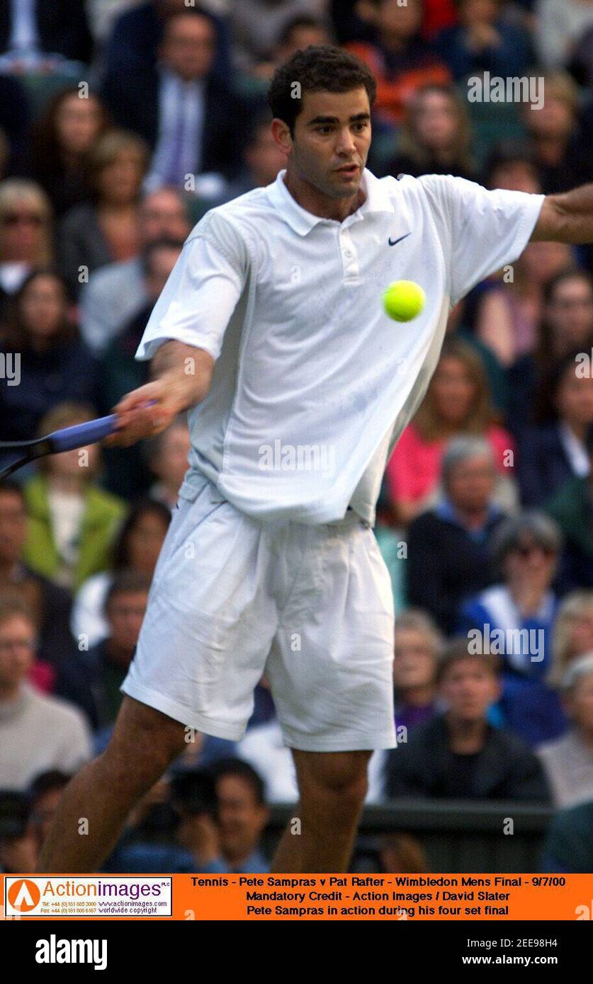 Wimbledon sampras v rafter hi-res stock photography and images - Alamy