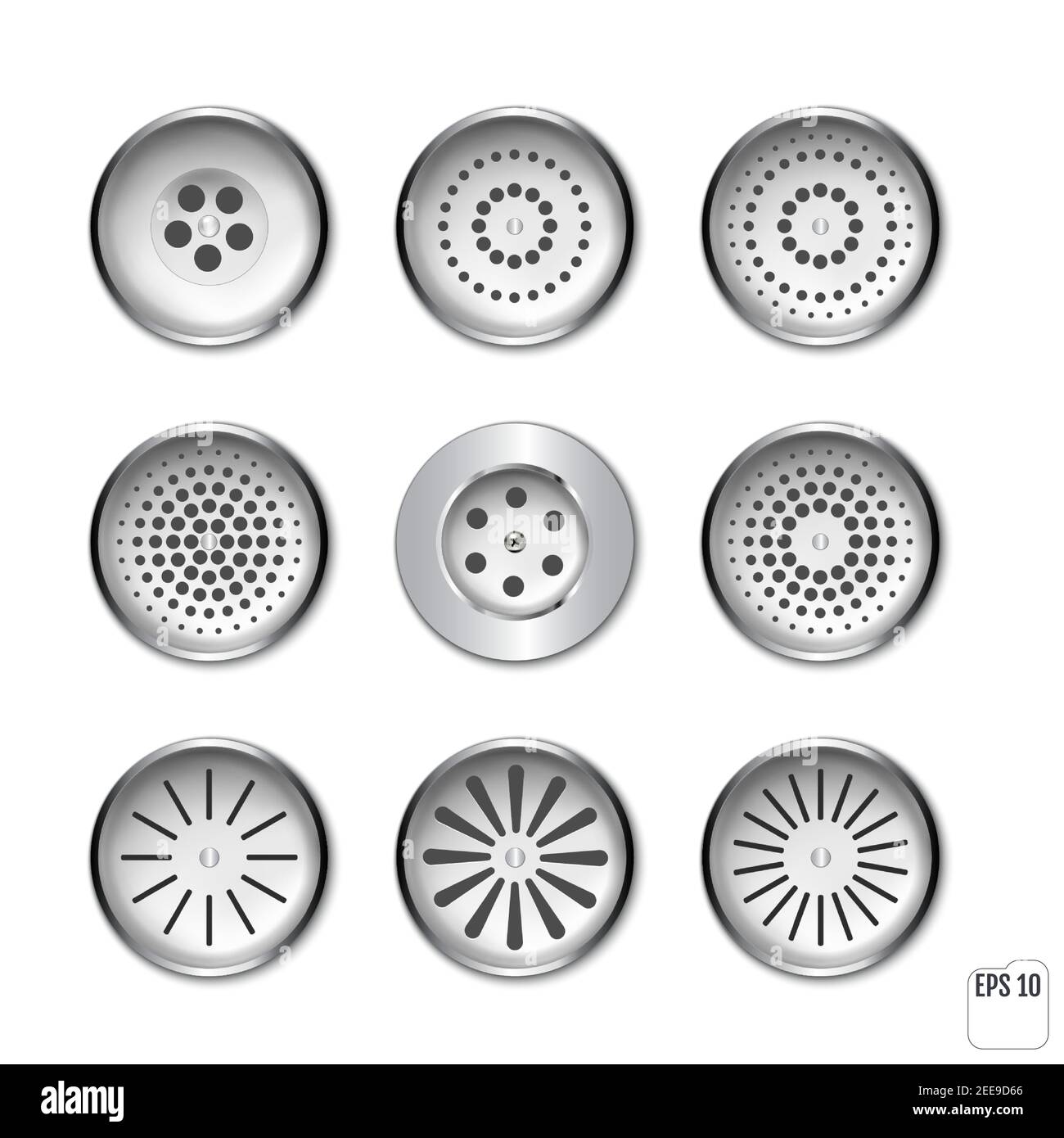 Drainage manhole cover Cut Out Stock Images & Pictures - Alamy