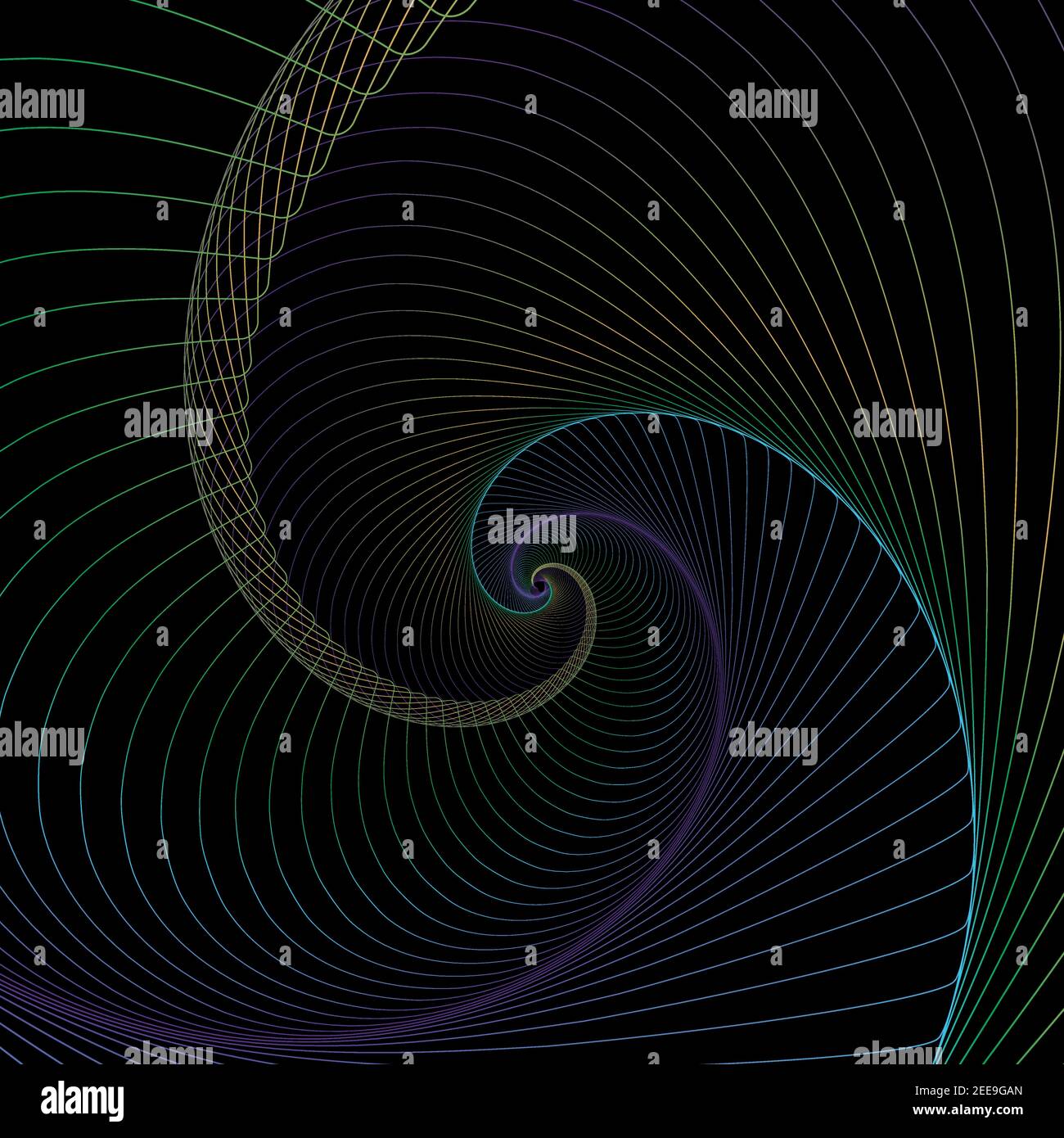Abstract Geometric Swirl Background Vector Illustration Stock Vector ...