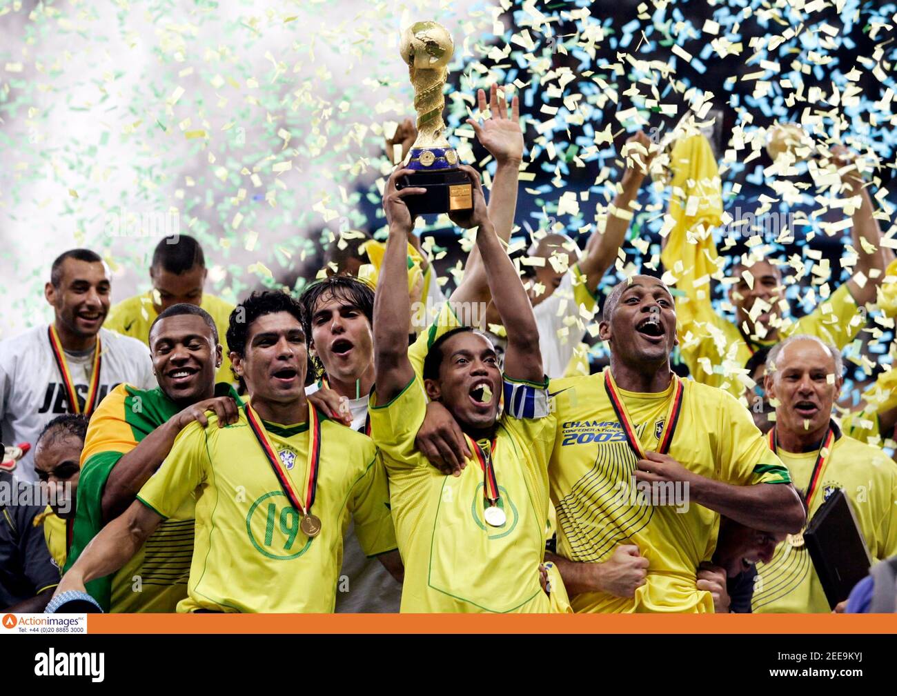 Soccer Fifa Confederations Cup 2005 Final Brazil V Argentina ...