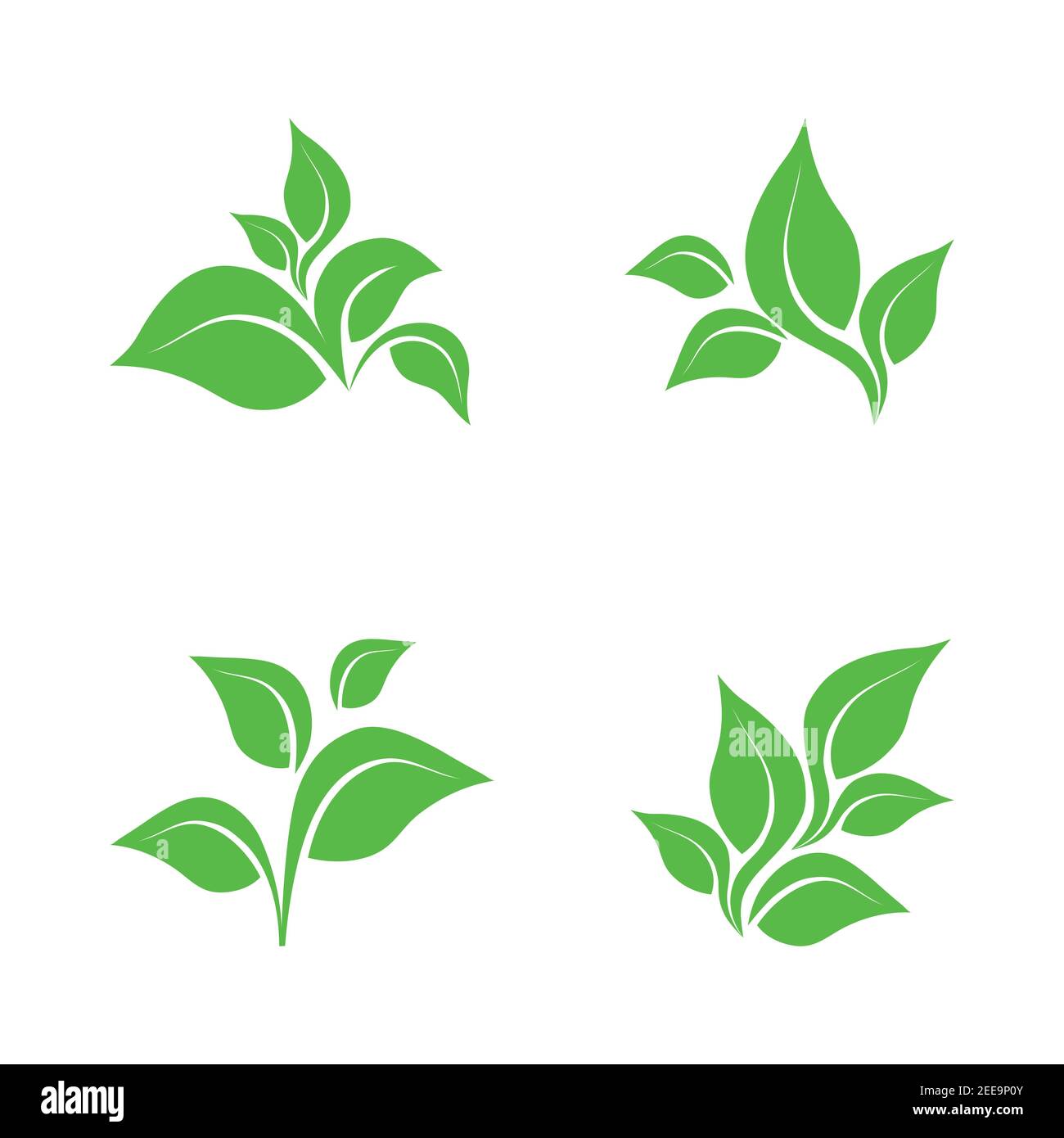 Eco icon green leaf vector illustration isolated. Green leaf sign Stock ...