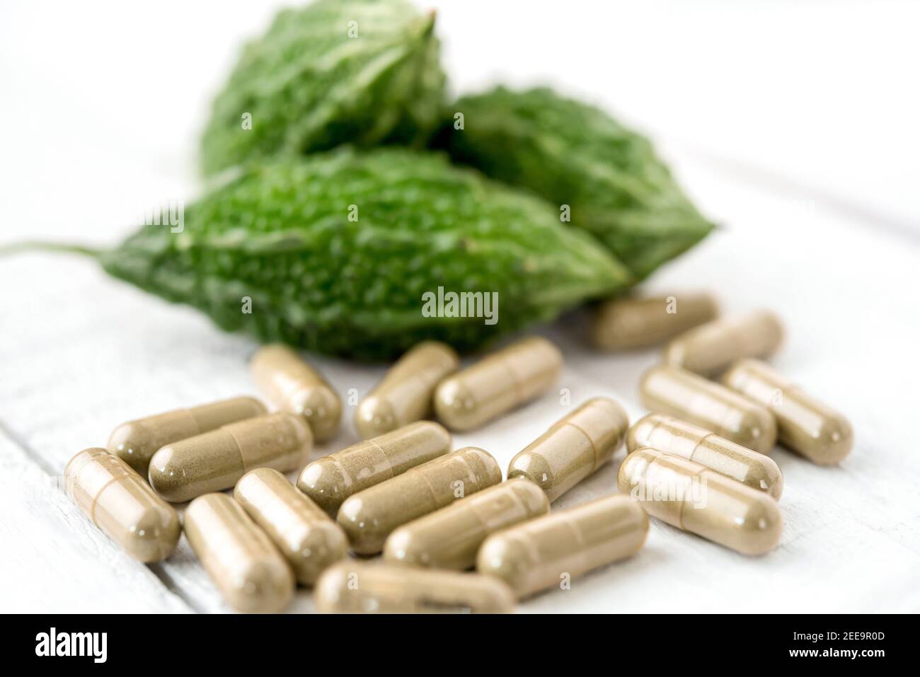 Bitter gourd plant hi-res stock photography and images - Alamy