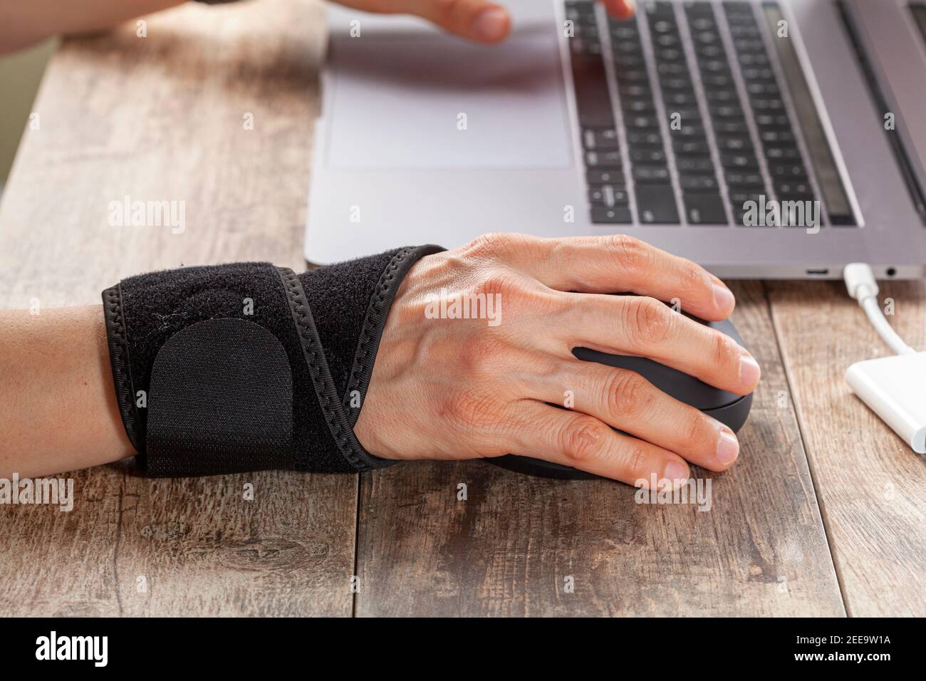 Chronic trauma to the wrist joint in people using computer mouse may ...