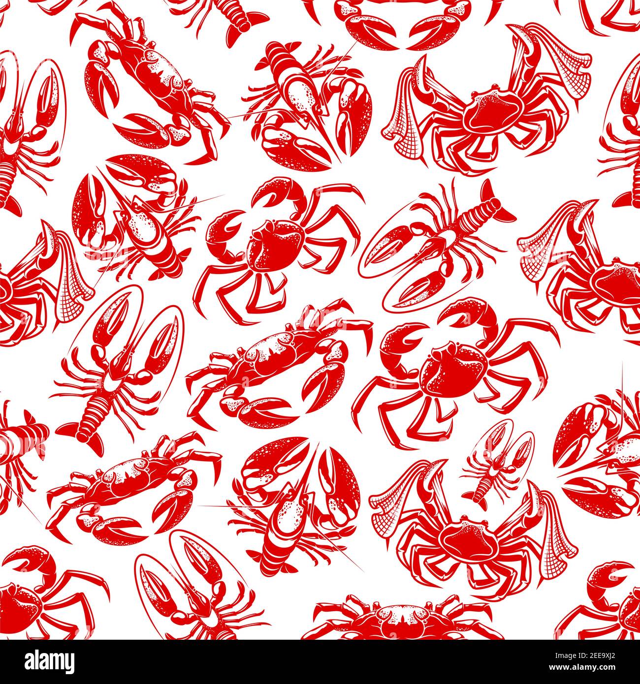 Crab net underwater Stock Vector Images - Alamy
