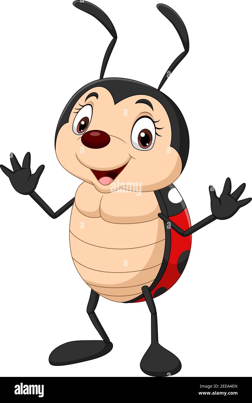 Happy Lady Bug Clipart