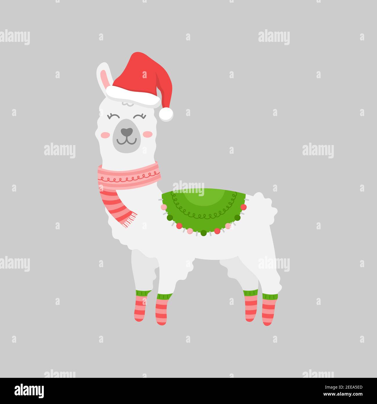 Warm alpaca Stock Vector Images - Alamy