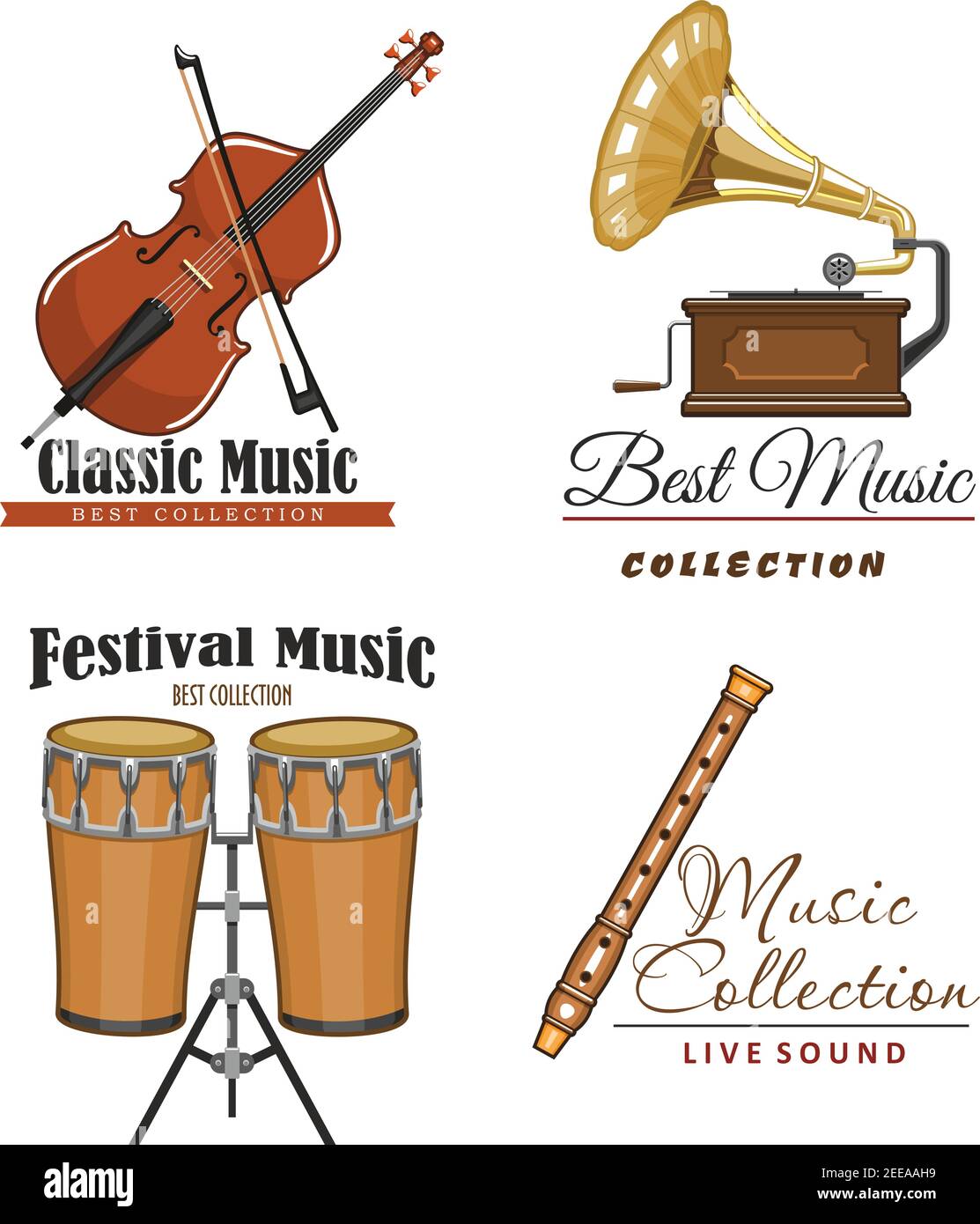 Contra guitar Stock Vector Images - Alamy