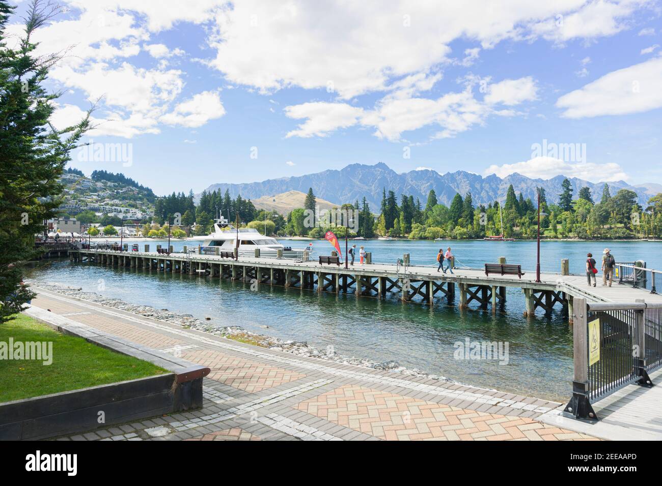 Queenstown jetty pier hi-res stock photography and images - Alamy