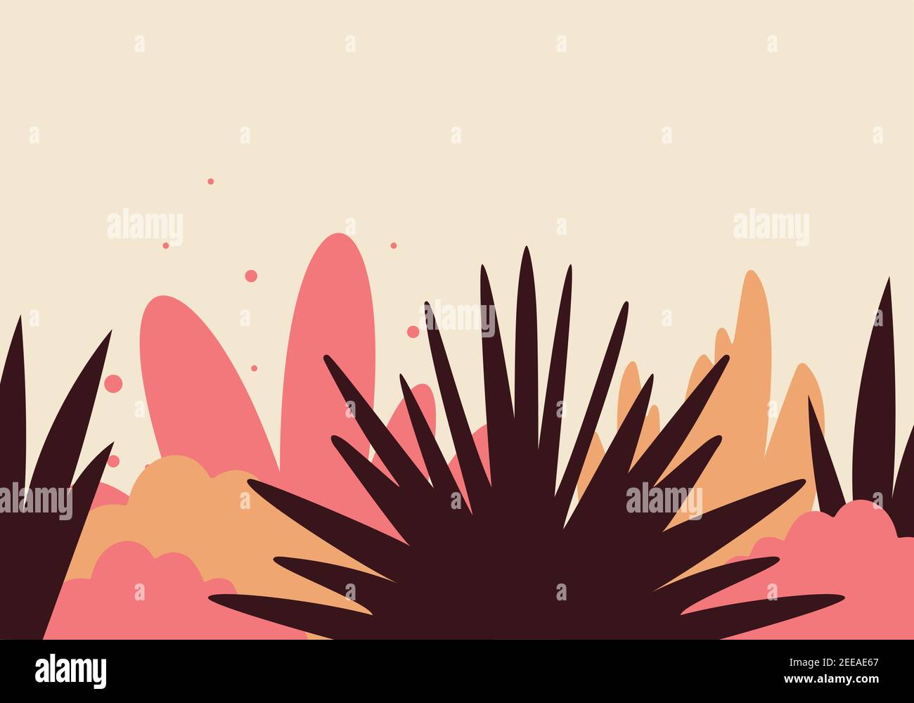 Greenery background Vector illustration Stock Vector Image & Art - Alamy