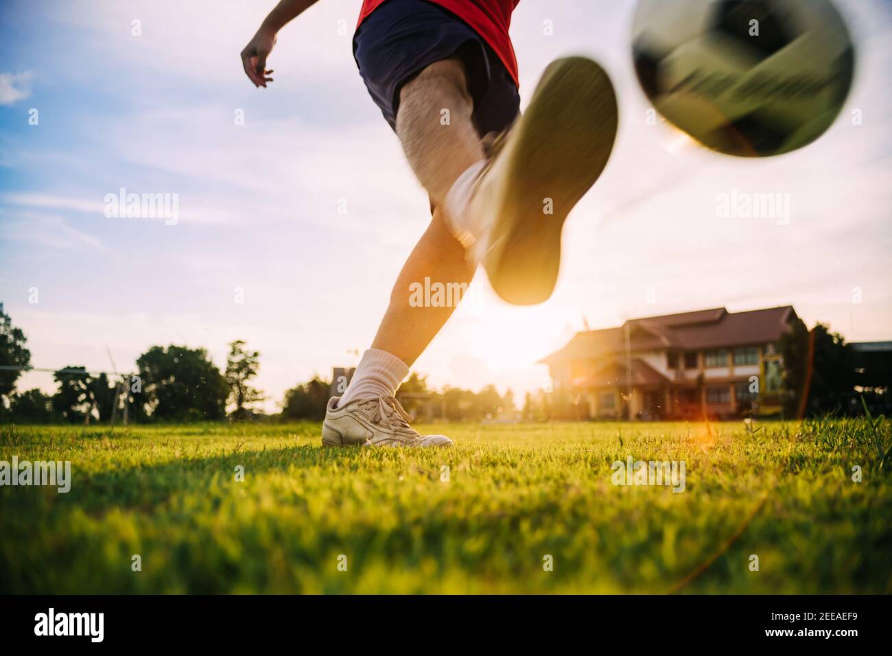 Children playing soccer brazil hi-res stock photography and images - Alamy