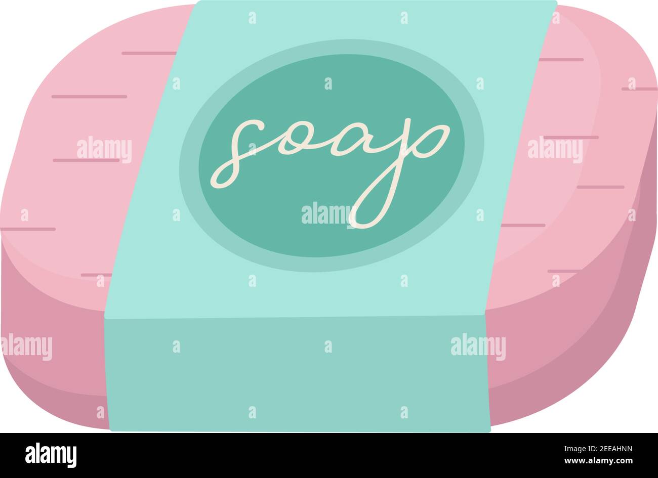 Pink bar of soap vector illustration Stock Vector Image & Art - Alamy