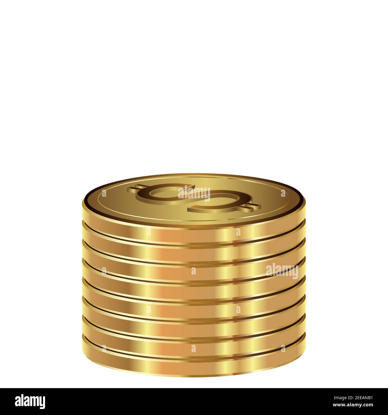 Gold stack Stock Vector Images - Alamy