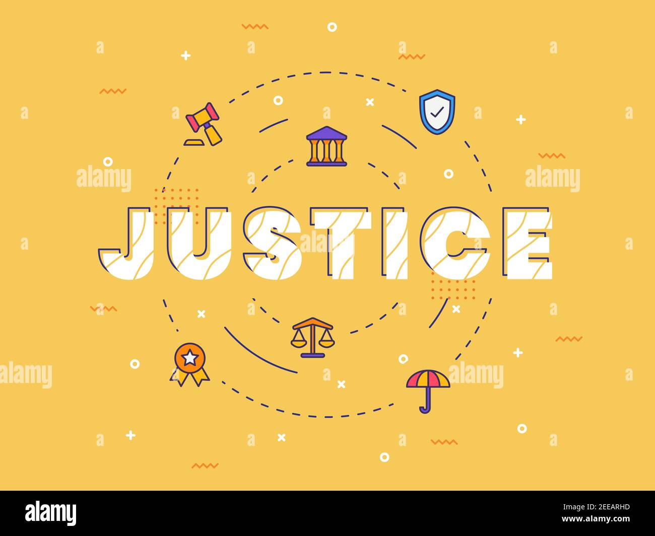 justice typography calligraphy word art with filled color style vector ...