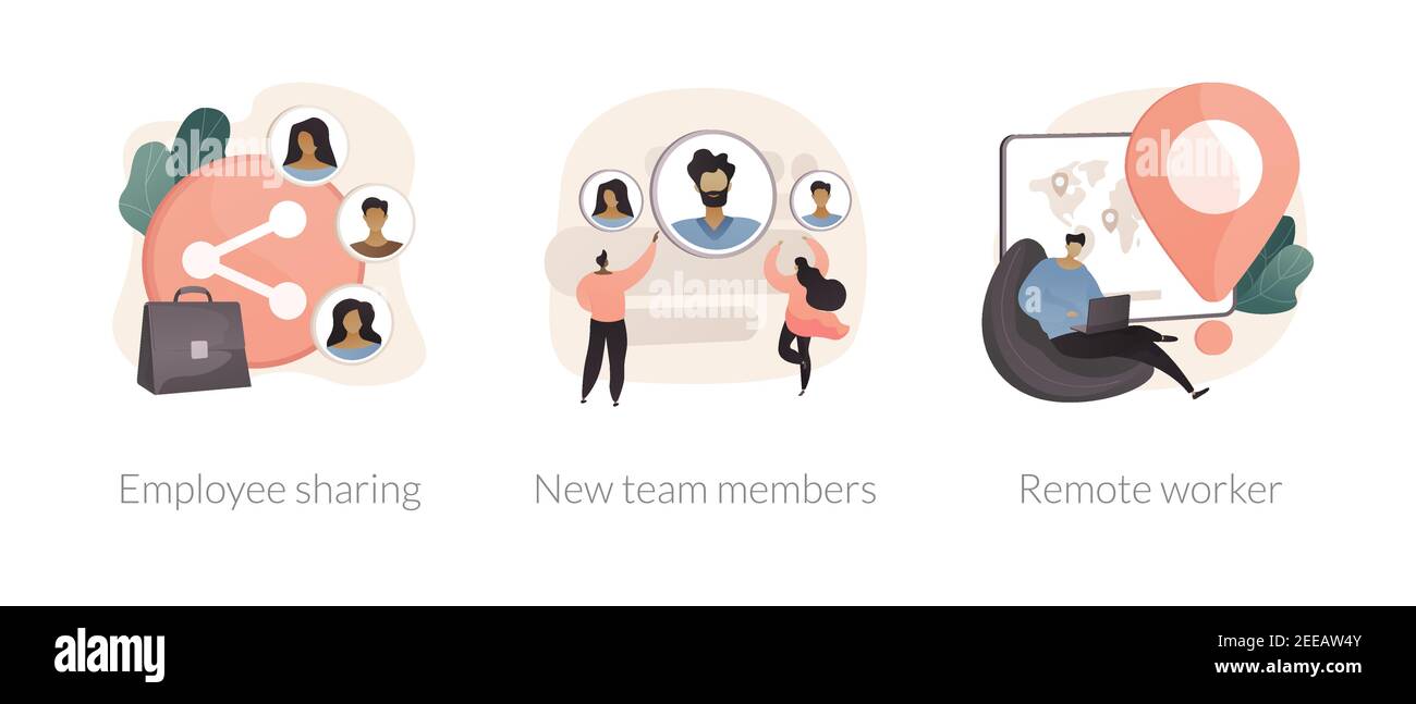 Teamwork abstract concept vector illustrations Stock Vector Image & Art ...