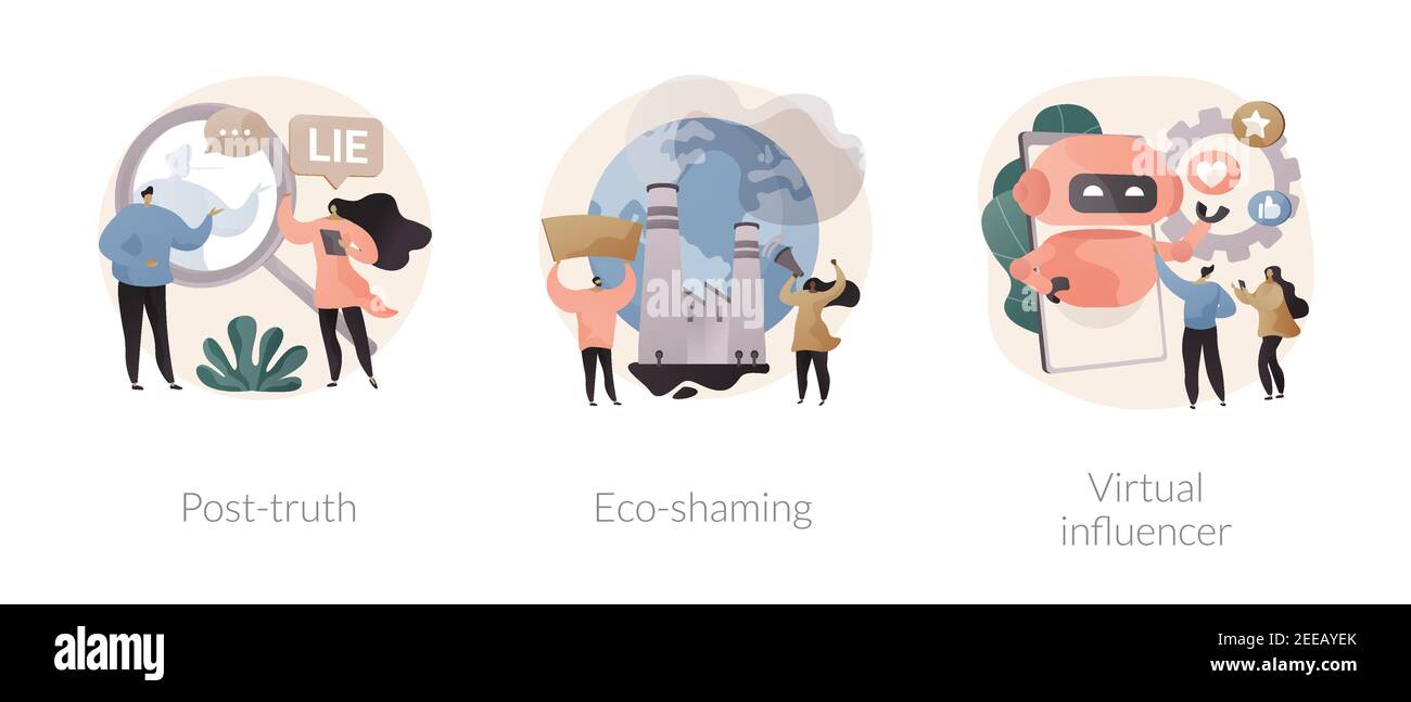 Media influence abstract concept vector illustrations Stock Vector ...