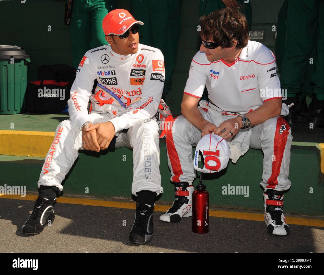 Timo glock lewis hamilton hi-res stock photography and images - Alamy