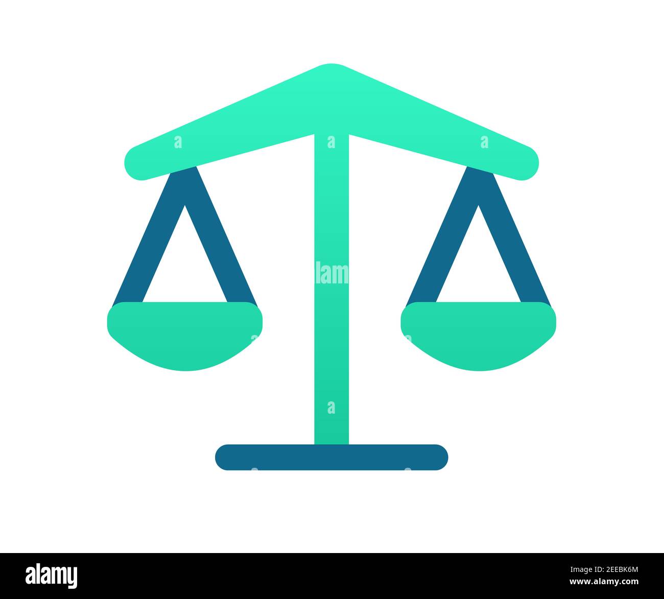 law justice legal fair single isolated icon with gradient style vector ...
