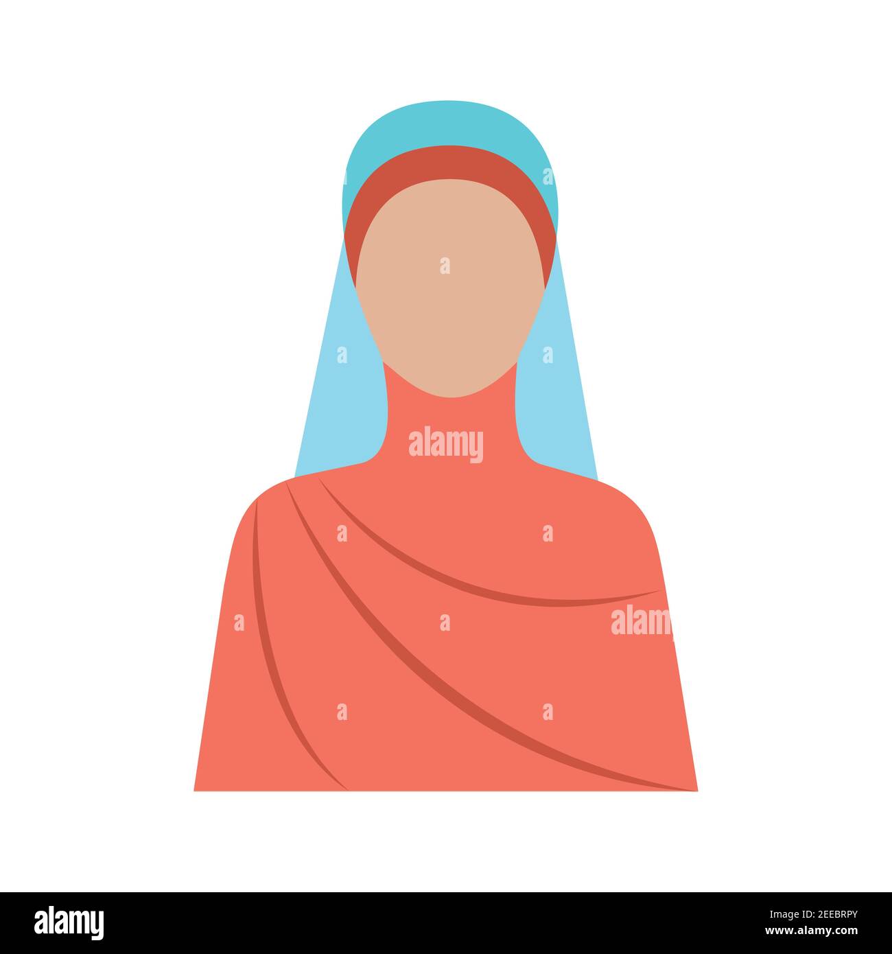 Vector design muslim woman Cut Out Stock Images & Pictures - Alamy