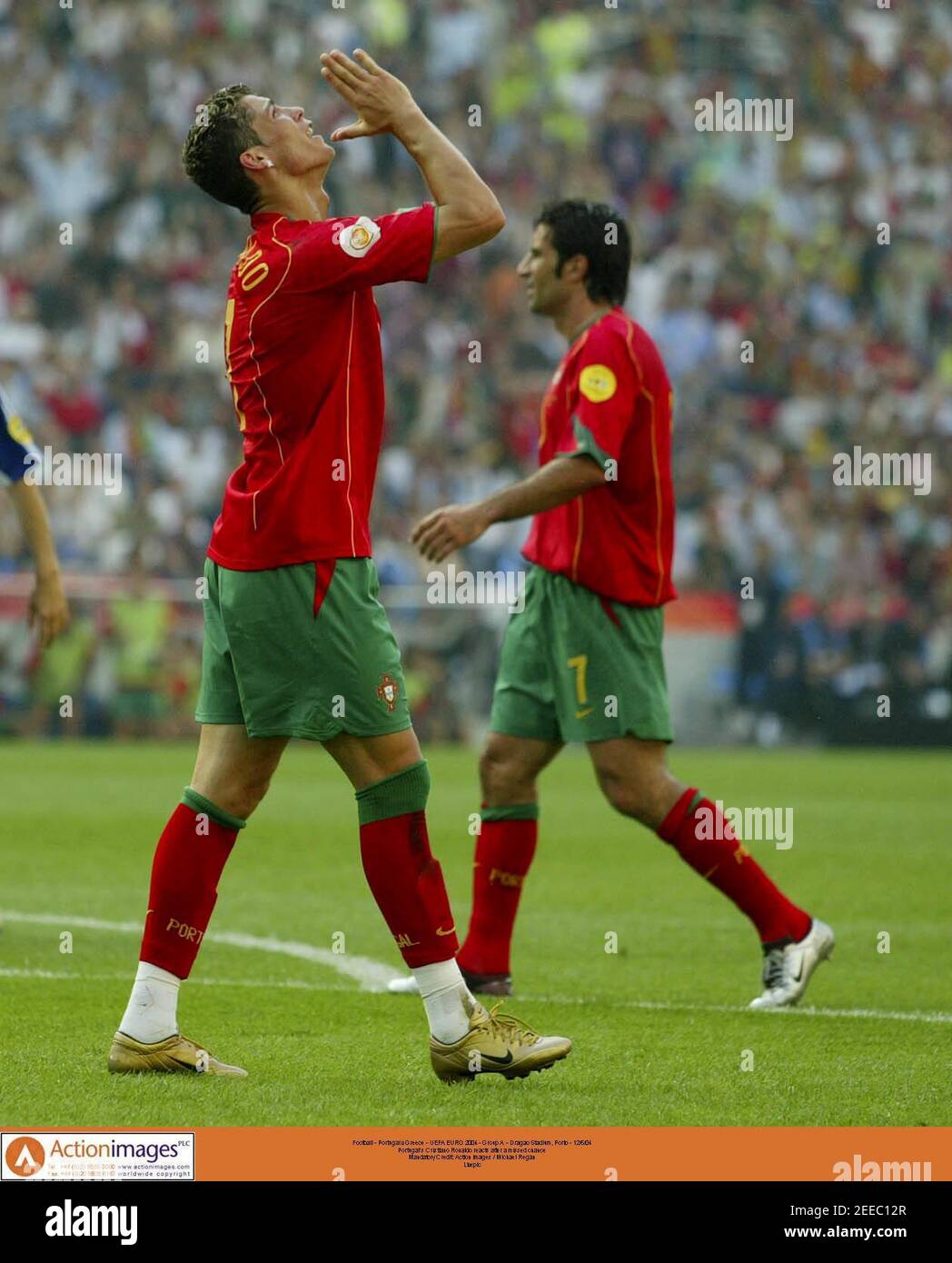 Cristiano ronaldo portugal 2004 greece hi-res stock photography and ...